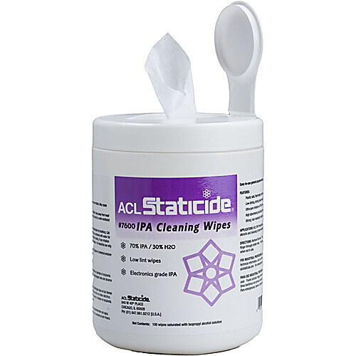 ACL Staticide® IPA Cleaning Wipes