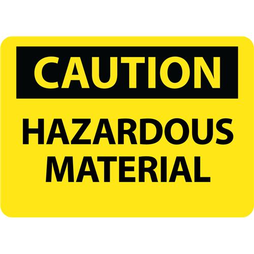 Caution, Hazardous Material Signs