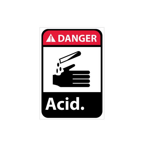 Danger, Acid Signs