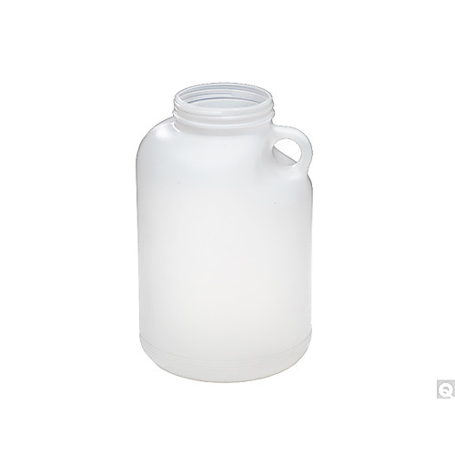 Natural HDPE Wide Mouth Handled Round Jug