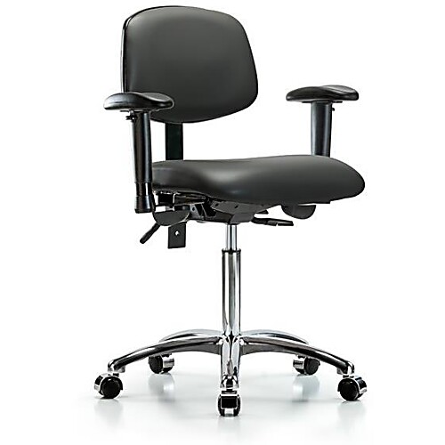 Vinyl Chair Chrome - Carbon Supernova Vinyl