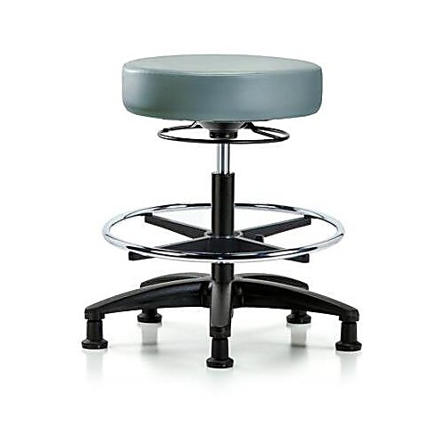 Vinyl Stool without Back - Storm Supernova Vinyl