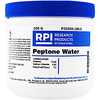 Peptone, Water
