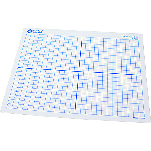 United Scientific™ X-Y AXIS DRY ERASE MAT