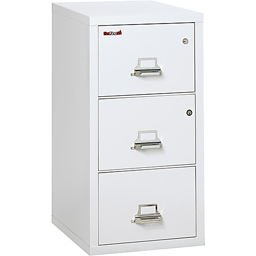 1 Hour Fire Rated 3 Drawer Vertical Safe-in-a-File Cabinet, Legal 31" Depth