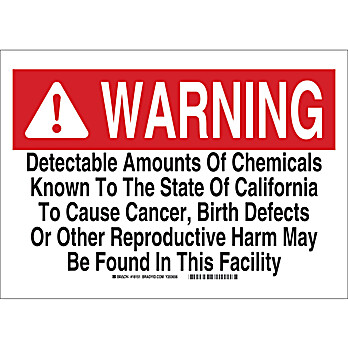 Bilingual NFPA Hazardous Materials Classification Sign