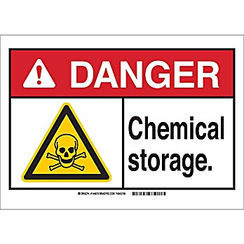 Bilingual NFPA Hazardous Materials Classification Sign