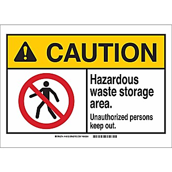 Bilingual NFPA Hazardous Materials Classification Sign