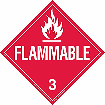 Flammable Gas 2 Sign