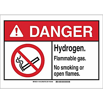 Bilingual NFPA Hazardous Materials Classification Sign