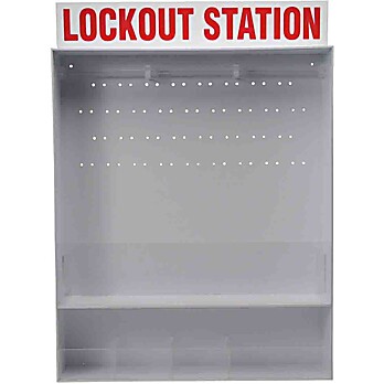 Lockout Procedure Station With Binder