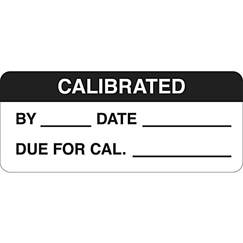 CALIBRATED BY: DATE: DUE FOR CAL.: Write-on Inspection Labels
