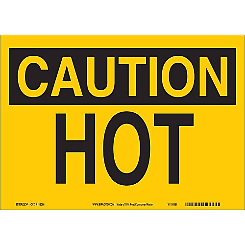 CAUTION Hot Sign