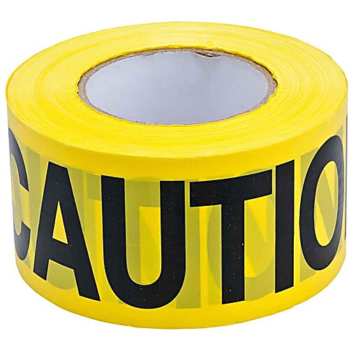 Standard Barricade Tape Roll - Polyethylene