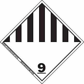 FLAMMABLE SOLID 4 Hazardous Material Shipping Labels