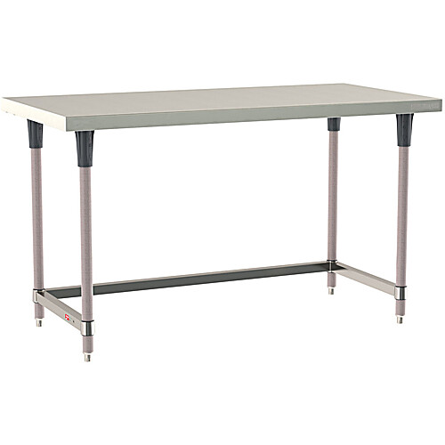 Metro TableWorx Mobile Work Table, Type 304 Stainless Steel Surface ...
