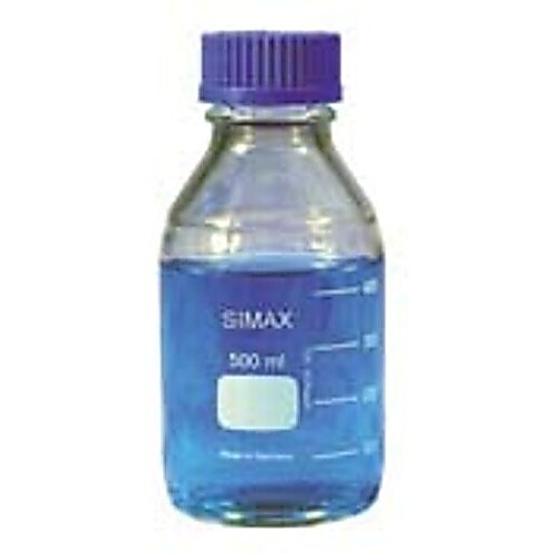 Media Bttle W/Blue S/Cap,2L Simax