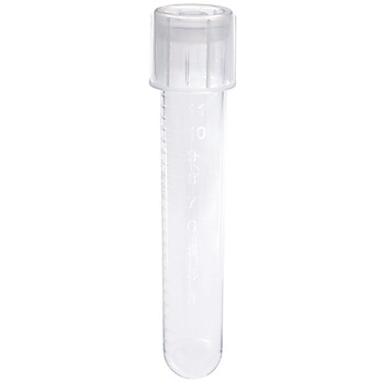 14mL Culture Tube and Dual Cap, PS, Sterile