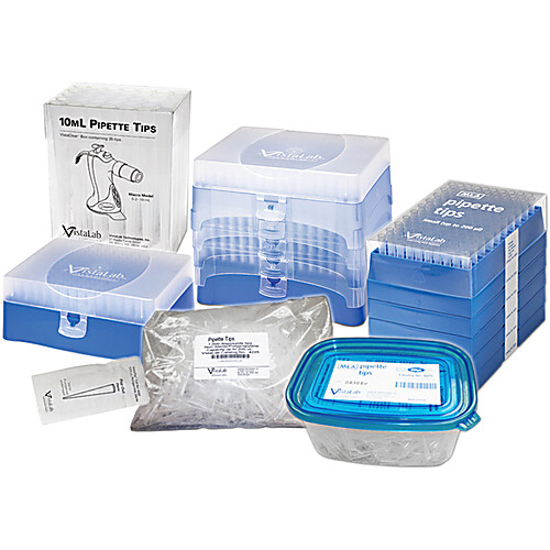 250µL Pipette Tips, MLA, Stacked Dense Rack, Non-sterile