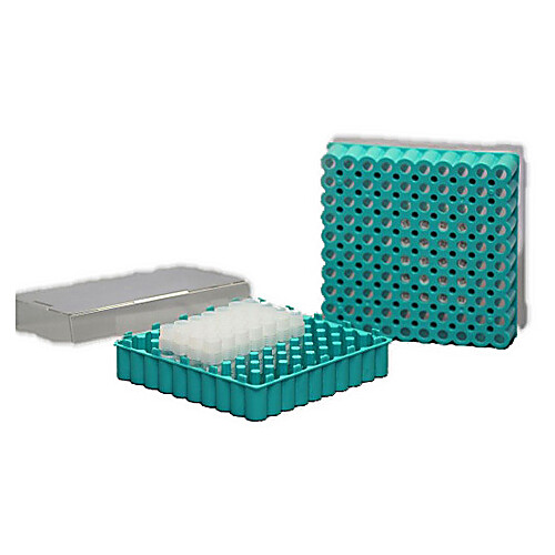 Cryo Box, for 1.2ml Internal Thread only, Polycarbonate, 10*10, 1/pk, 48/cs