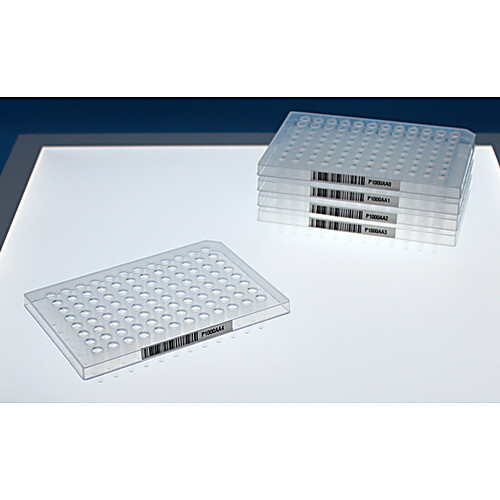 96 Well PCR Plate, with Barcode