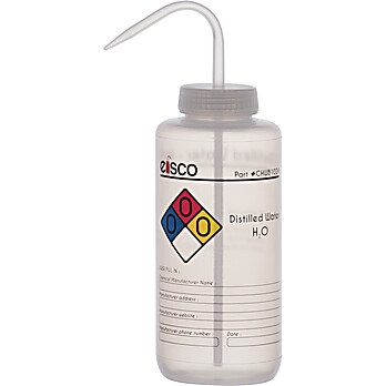 dH2O Wash Bottle, 4 Color, 1000mL