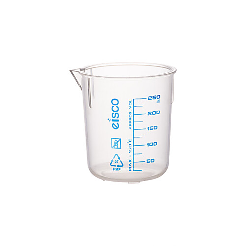 TPX Plastic Beaker, 250mL