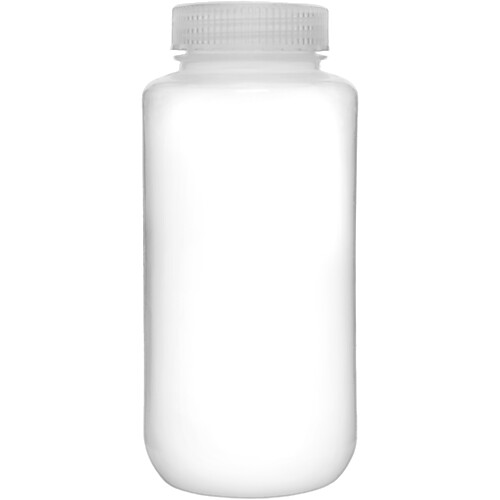 Reagent Bottle, 1000ml, Wide Mouth with Screw Cap, Polypropylene ...