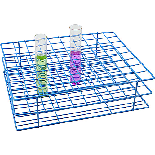 Wire Test Tube Rack, Holds 80 x 22-25mm Dia. Tubes