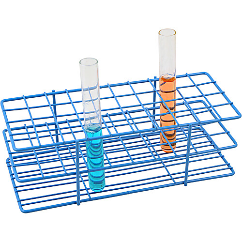 Wire Test Tube Rack, Holds 40 x 18-20mm Dia. Tubes
