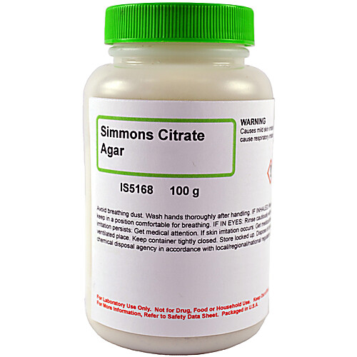 Simmons Citrate Agar 100G 24 G/L Mm1040-100G
