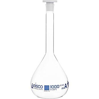 Volumetric Flasks with PE Stopper - Class A with QR Code Marking