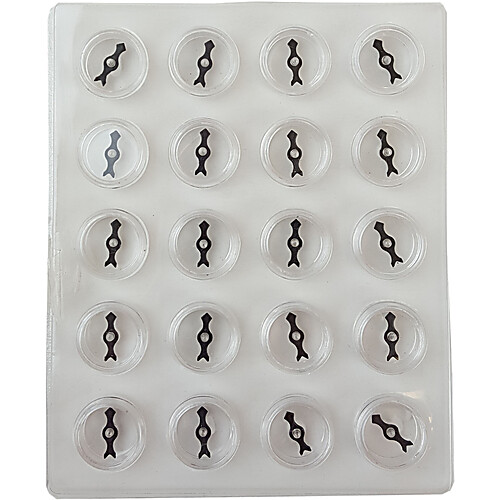 Compass Board with 20-Ungraduated 20mm diameter compasses