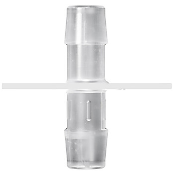 Cole-Parmer® Cleanroom Port Disk Hose Barb Fittings, Opposing Barb ...