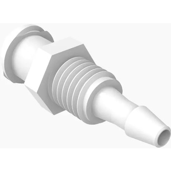 Cole-Parmer® Cleanroom Panel-Mount Female Luer to Hose Barb Fittings ...