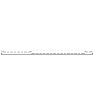 3.5mm ID Double Taper Inlet Liner for Shimadzu 14A GCs, equipped with ...