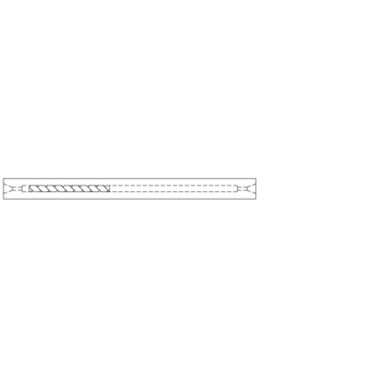 2.0mm ID Cyclo Double Taper Inlet Liner for Agilent GCs, equipped with ...