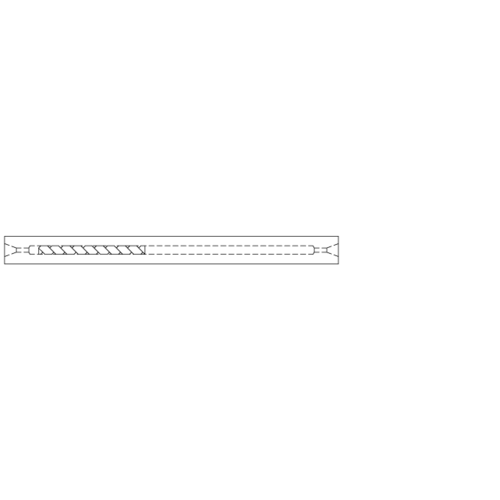 2.0mm ID Cyclo Double Taper Inlet Liner for Agilent GCs, equipped with ...