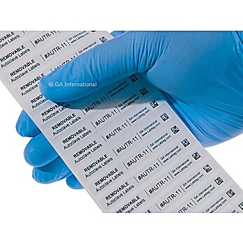 Removable Autoclave-Resistant Thermal-Transfer Labels