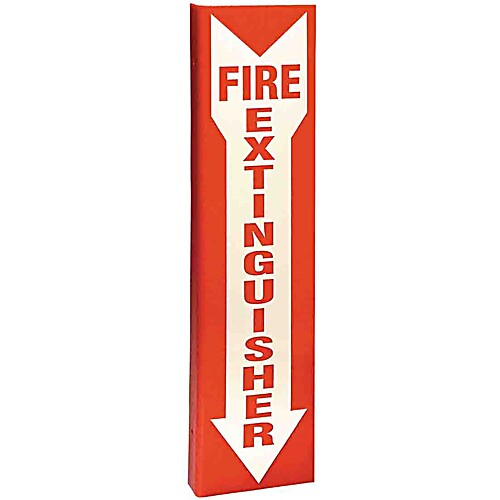 Tall Fire Extinguisher Signs