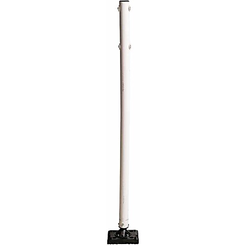 Heavy Duty Flexible Sign Post, 5' H x 8" W x 8" D, Polypropylene, White
