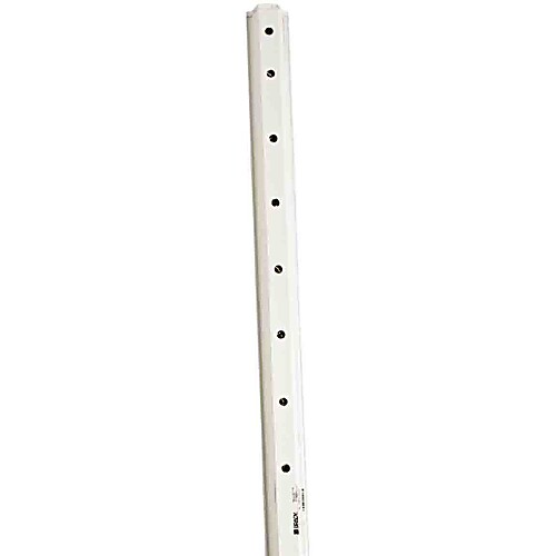 TUFF’n Lite Composite Sign Post - White Closed Profile, 8' H, White