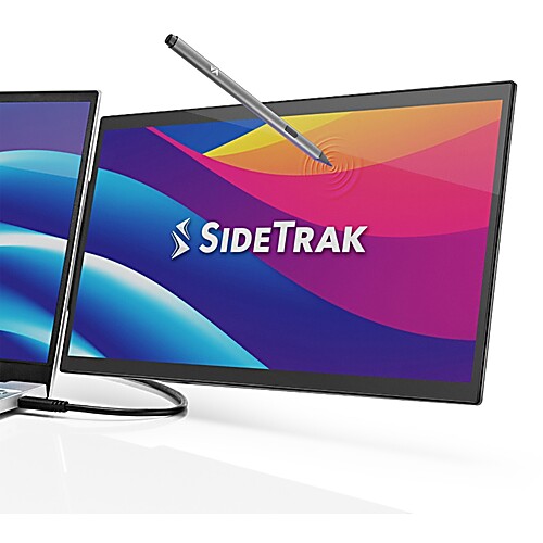 SideTrak® Swivel Pro Touch HD 13.3" Attachable Portable Monitor ...