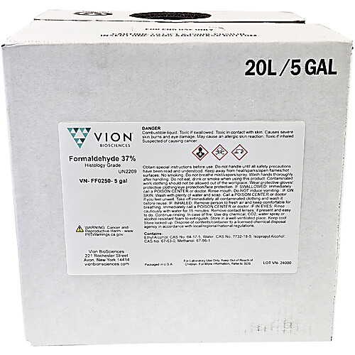 Formaldehyde 37%, Histology Grade