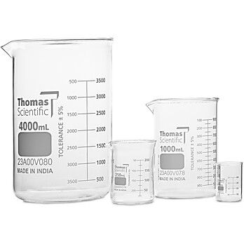 Low Form Glass Beakers