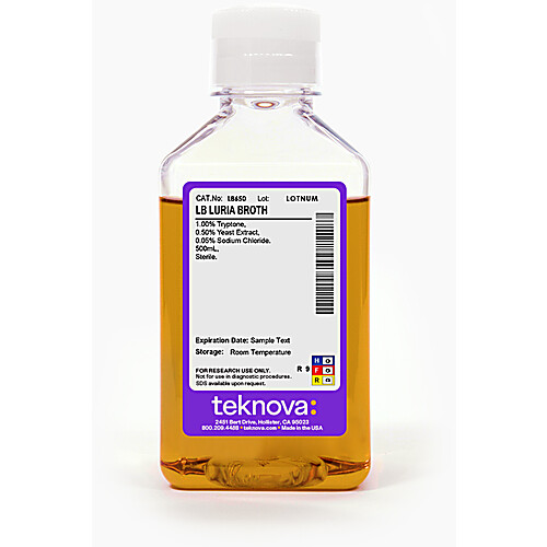 LB Luria Broth, Sterile