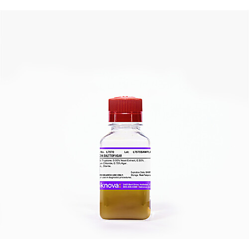 LB Low Salt Top Agar, Sterile