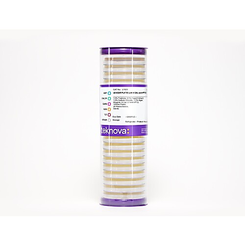 LB Agar Plates with IPTG and X-Gal, Sterile