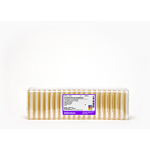 LB Agar Plates with Kanamycin-50, Sterile
