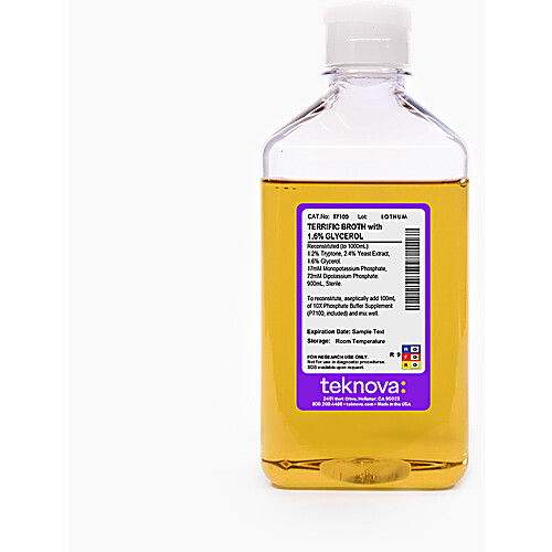 Terrific Broth with 1.6% Glycerol, Sterile (P7100 10X Phosphate Buffer ...